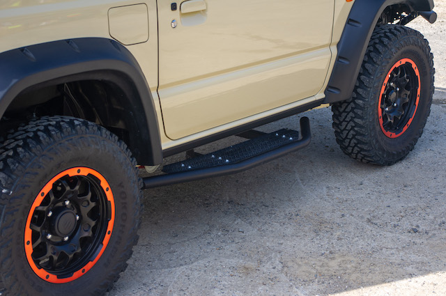 Kエディションサイドシルガード取り付け JB74ジムニーシエラ - JB74ジムニーシエラ カスタム